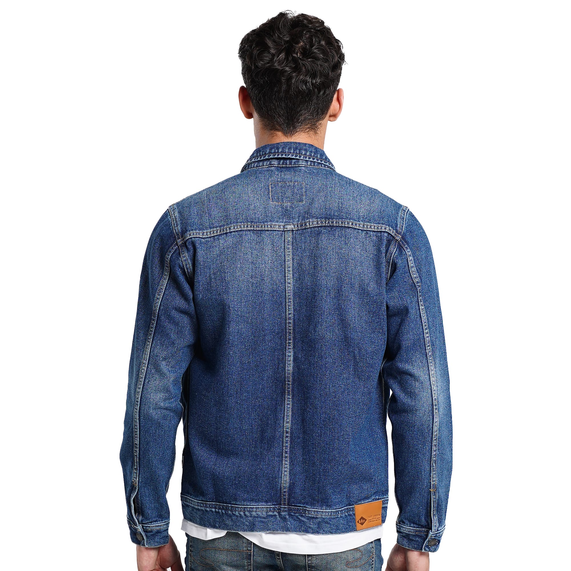 Lee Cooper Jacket Denim Remington Worn Medium Blue – Lee Cooper Indonesia