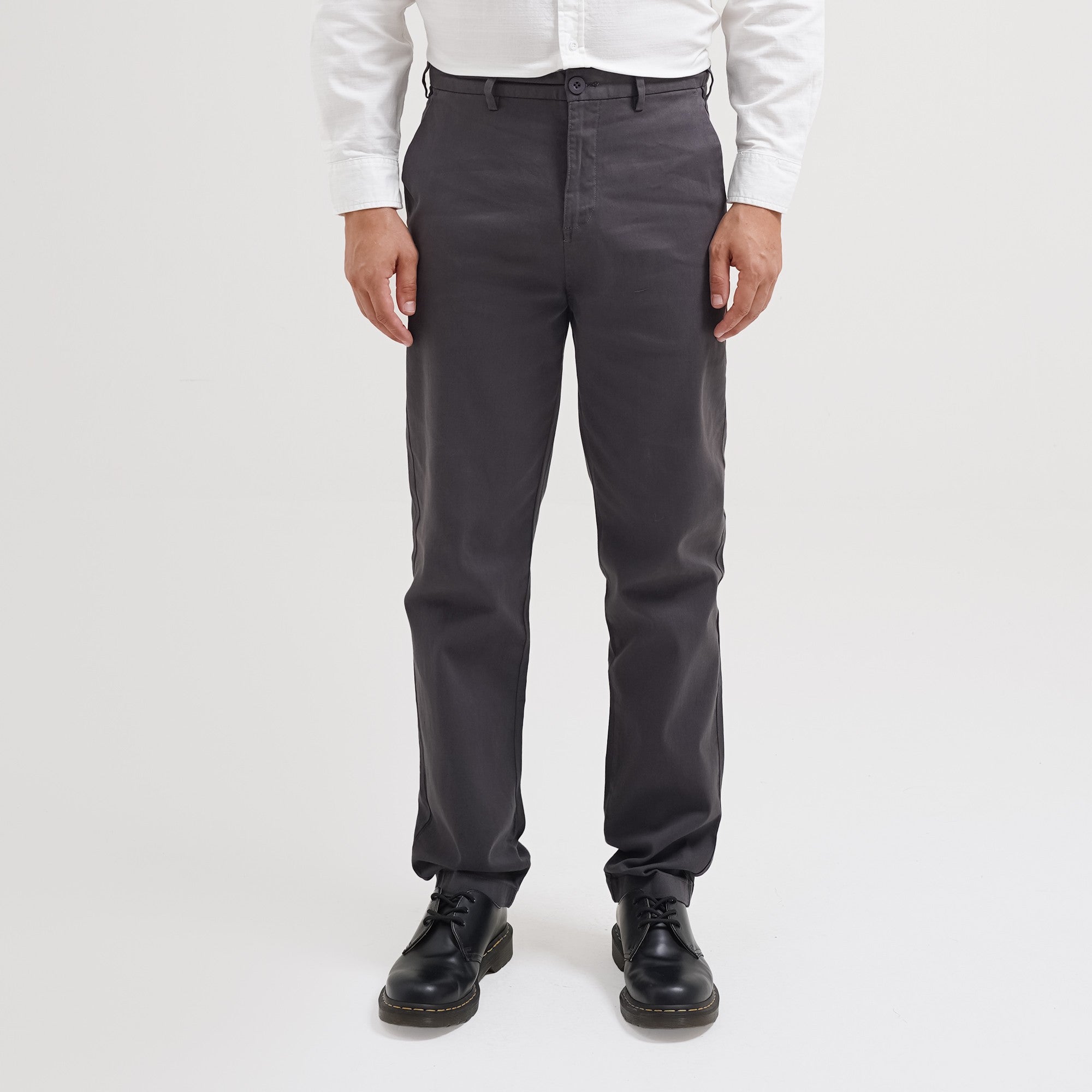 Lee Cooper Slim Fit Long Chino Parry Dark Grey – Lee Cooper Indonesia
