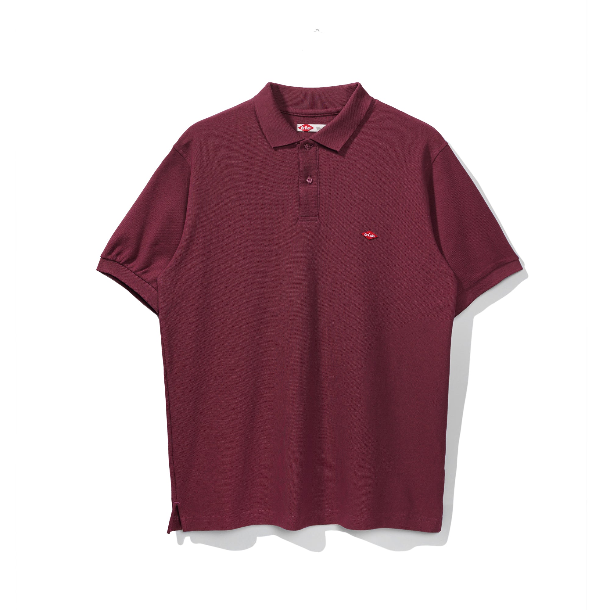 Lee Cooper Polo Shirt Basic Diamond Logo Maroon – Lee Cooper Indonesia