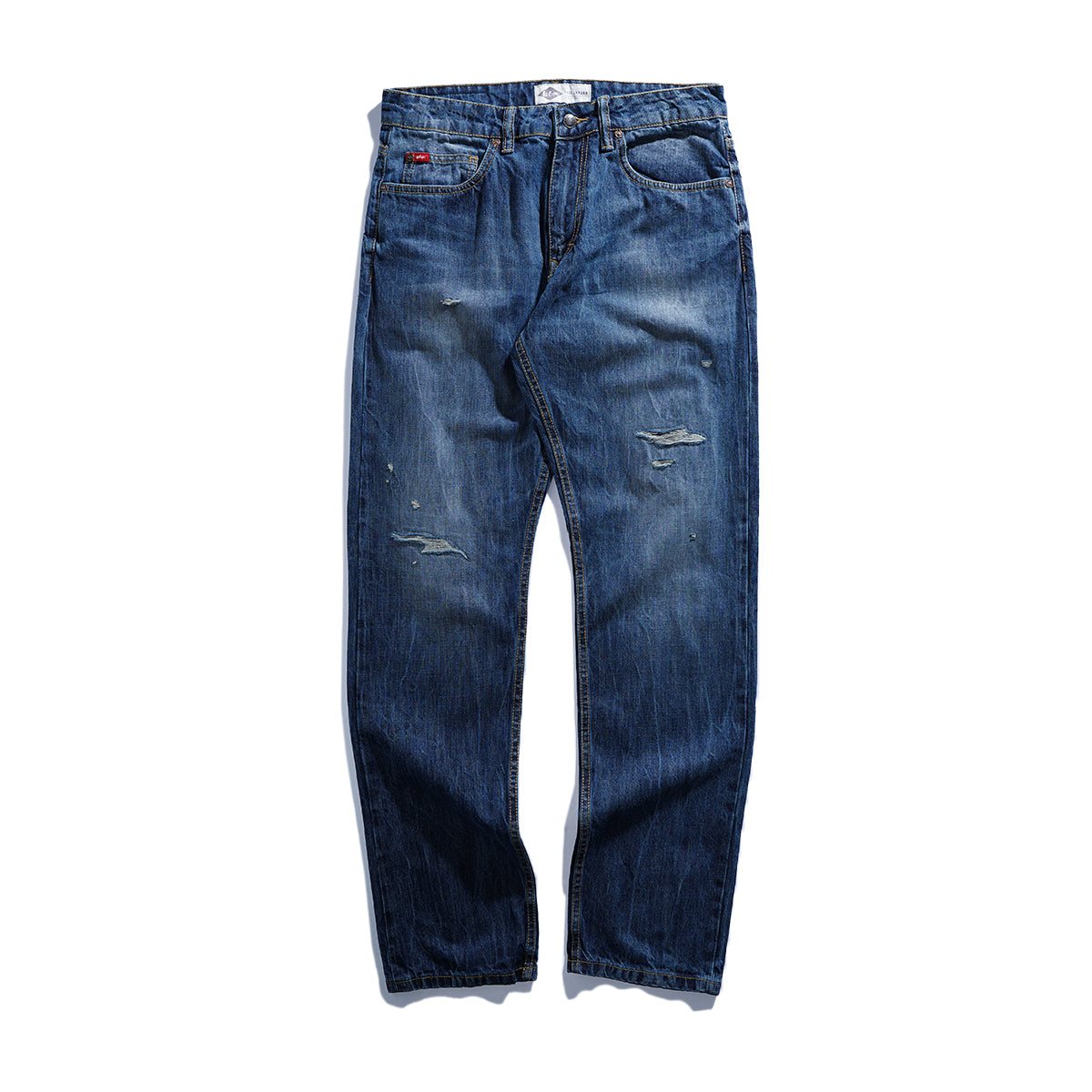 Lee Cooper Tapered Fit Jeans Arthur Ripped Medium Blue – Lee Cooper ...