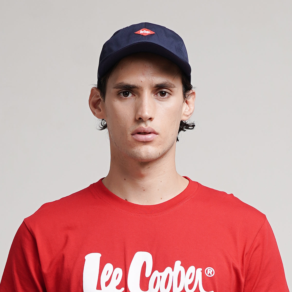 Lee Cooper Caps Logo Diamond Red Navy – Lee Cooper Indonesia