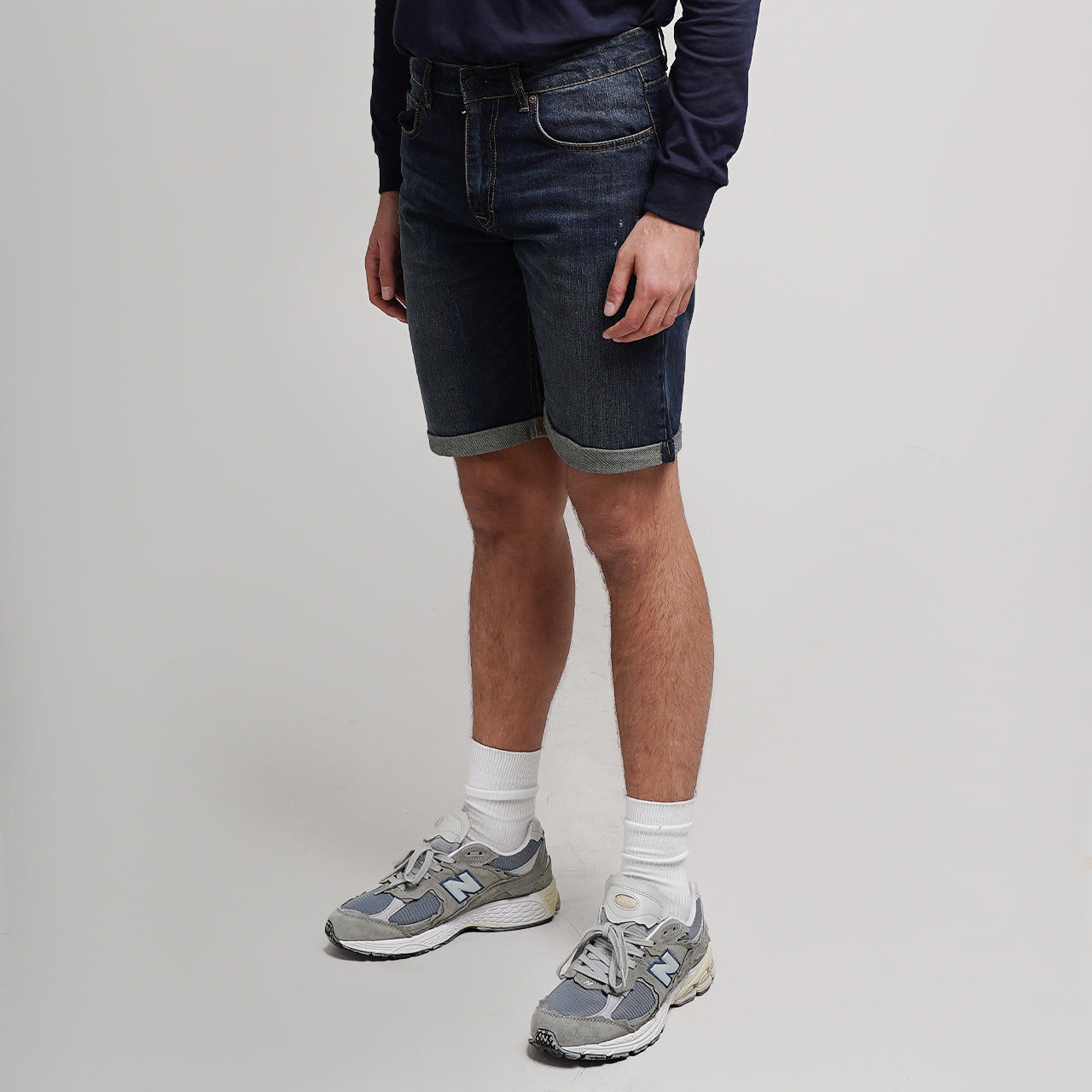Lee Cooper Jeans Short Roll Up Ripped Dark Blue – Lee Cooper Indonesia
