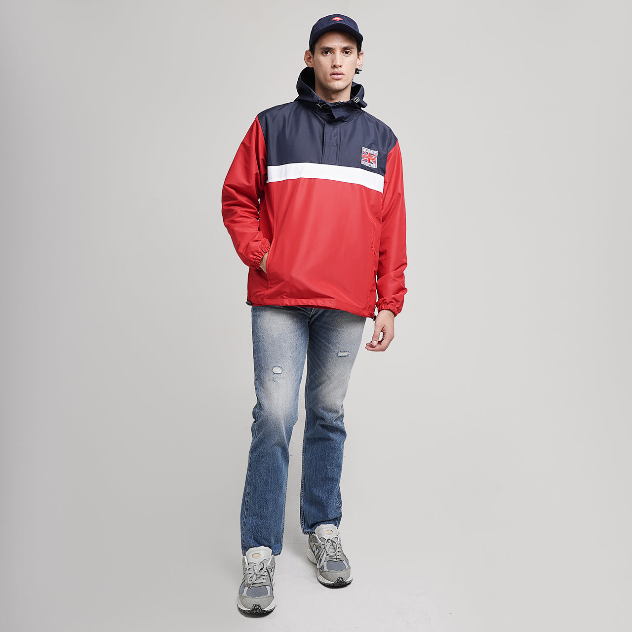 Lee Cooper Jacket Byron Navy Red – Lee Cooper Indonesia