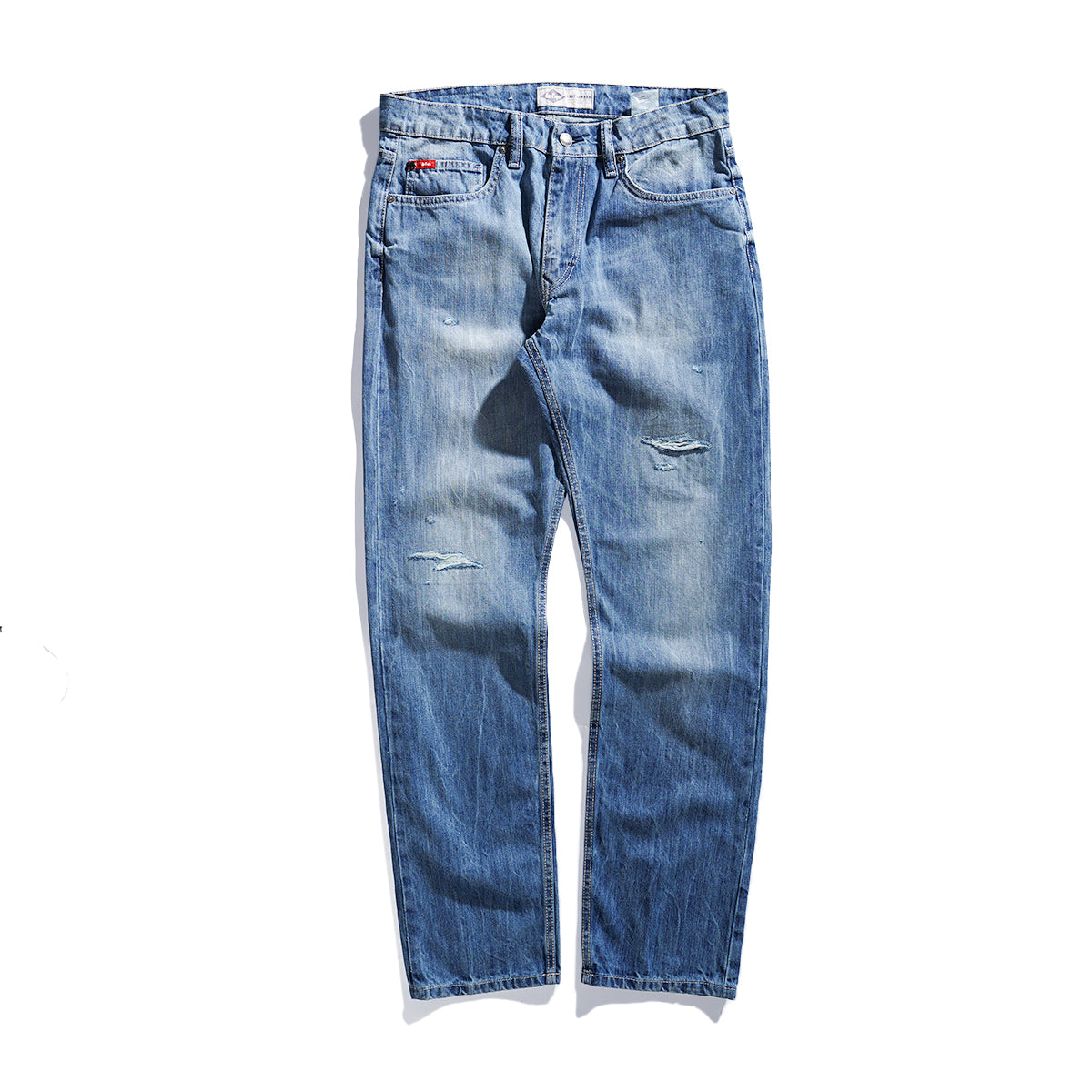 Lee Cooper Tapered Fit Jeans Arthur Ripped Light Blue – Lee Cooper ...