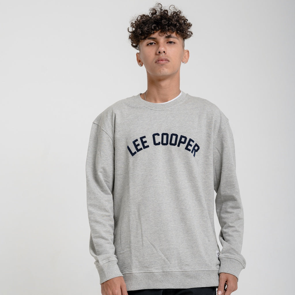 Lee Cooper Sweatshirt Crewneck Varsity Logo Type M71 Lee Cooper Indonesia